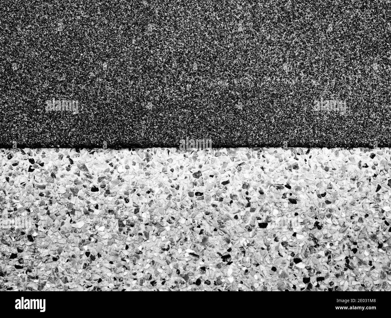 Exposed Aggregate Concrete Black and White Stock Photos & Images - Alamy