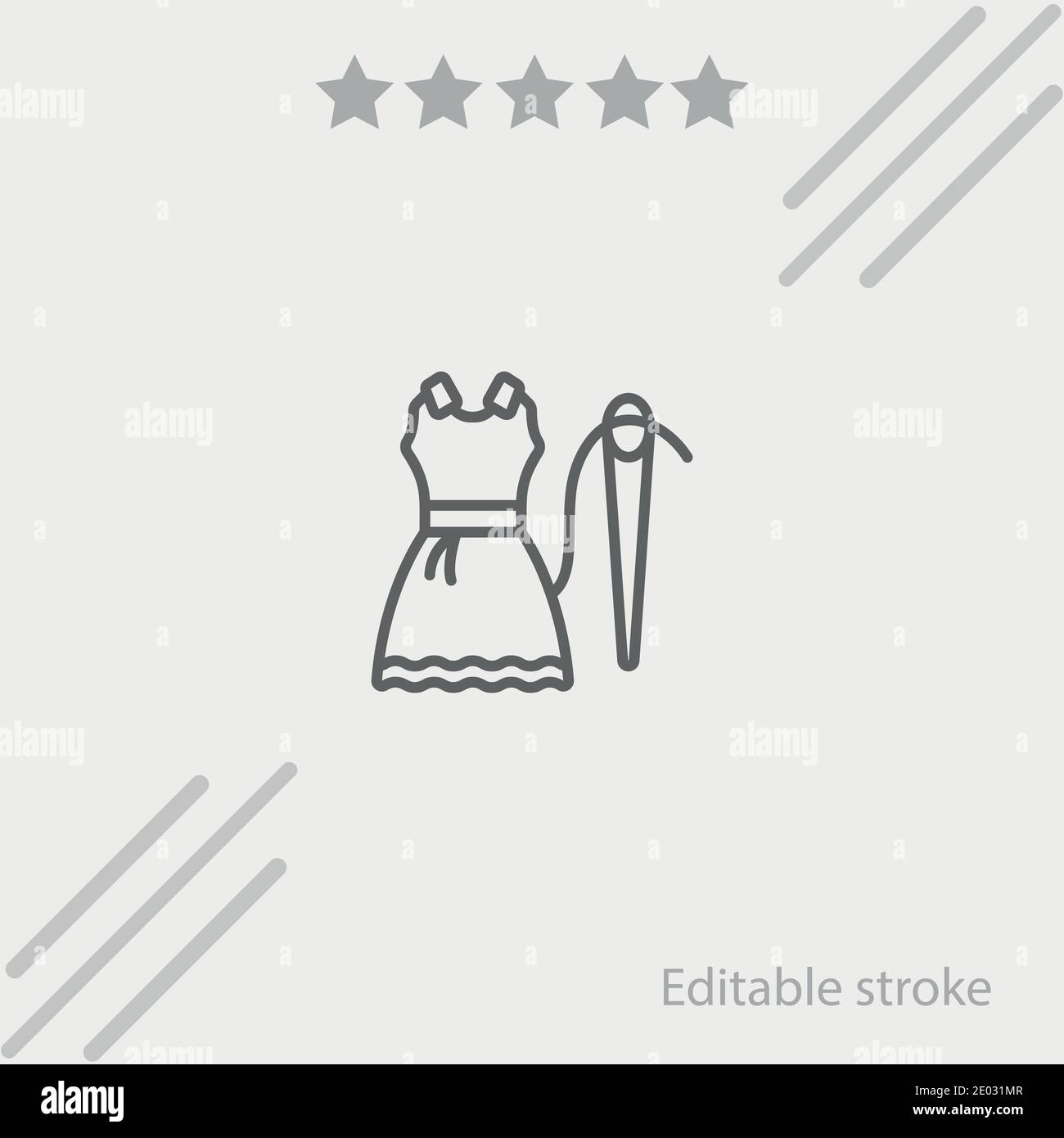 Dressmaking vector icon modern simple vector illustration Stock Vector ...