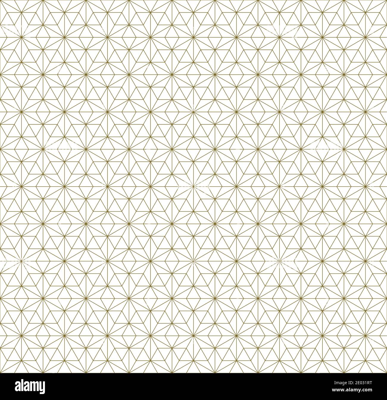 Japanese seamless Kumiko pattern in brown fine lines Stock Vector Image ...