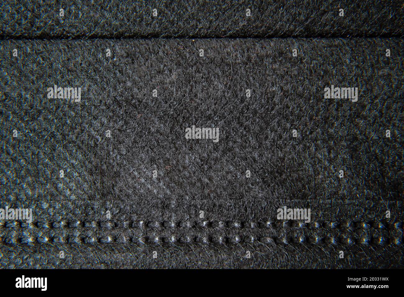 Black medical face mask texture. Close up of surgical mask fabric with ...