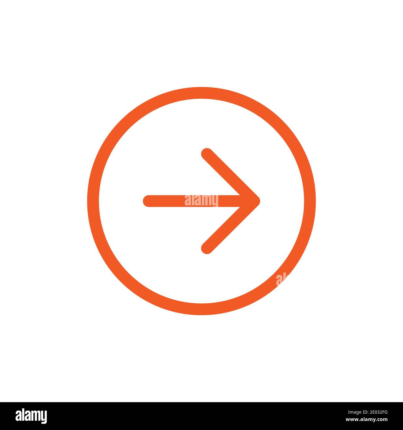 Red orange arrow pointing right hi-res stock photography and images - Alamy