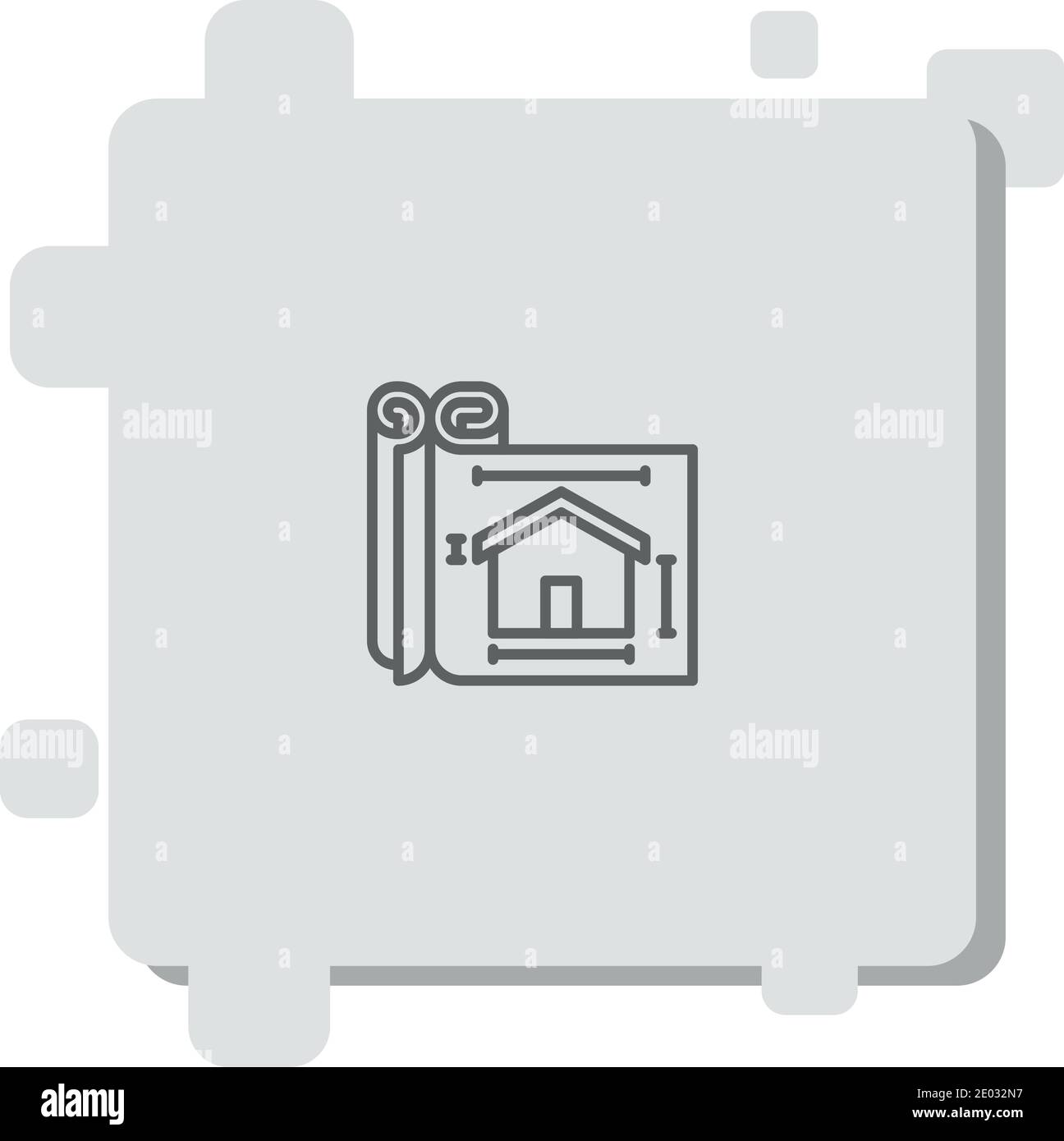 home plan vector icon Stock Vector Image & Art - Alamy