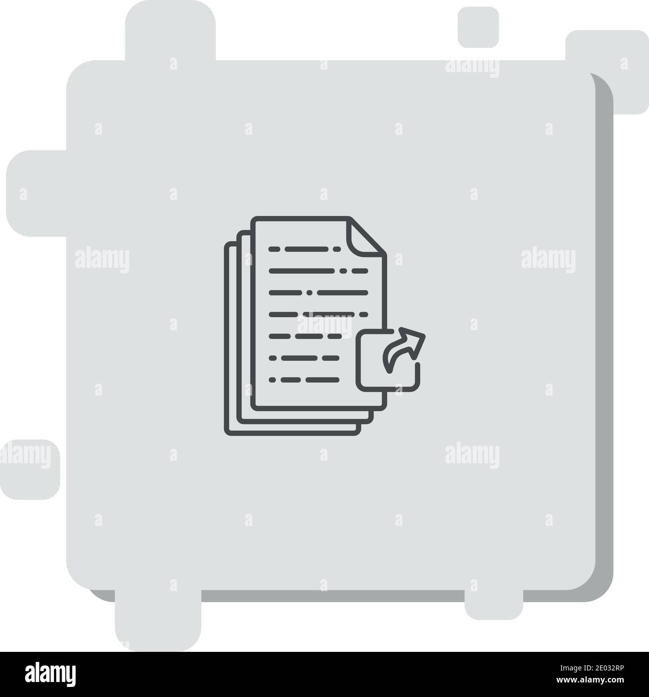 document vector icon modern simple vector illustration Stock Vector Image & Art - Alamy