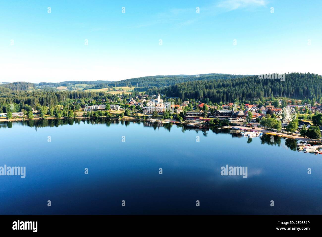 View of the village titisee hi-res stock photography and images - Alamy