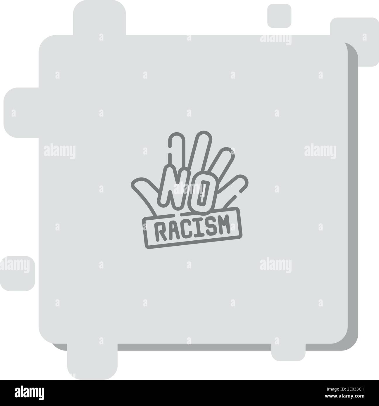 No hate logo Stock Vector Images - Alamy