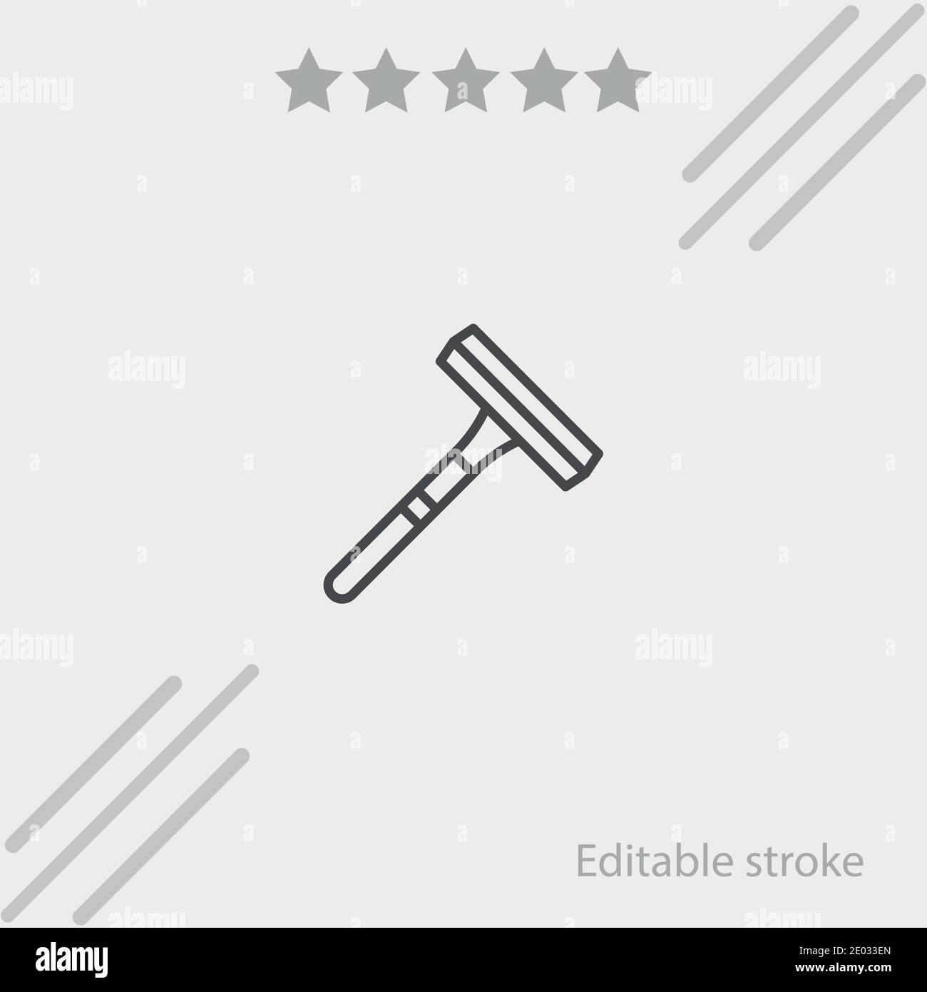 razor vector icon modern simple vector illustration Stock Vector Image ...