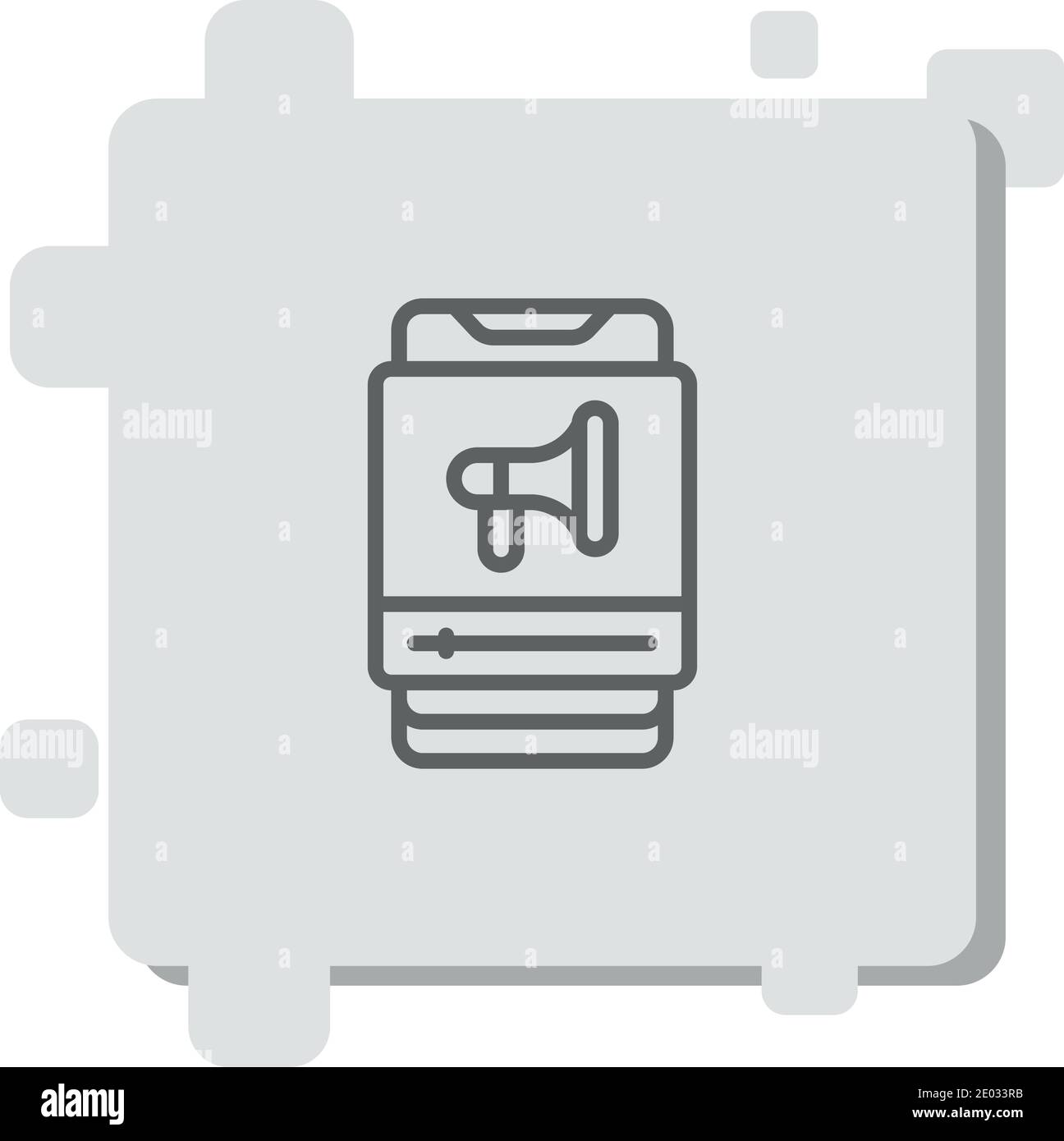 mobile vector icon modern simple vector illustration Stock Vector Image ...
