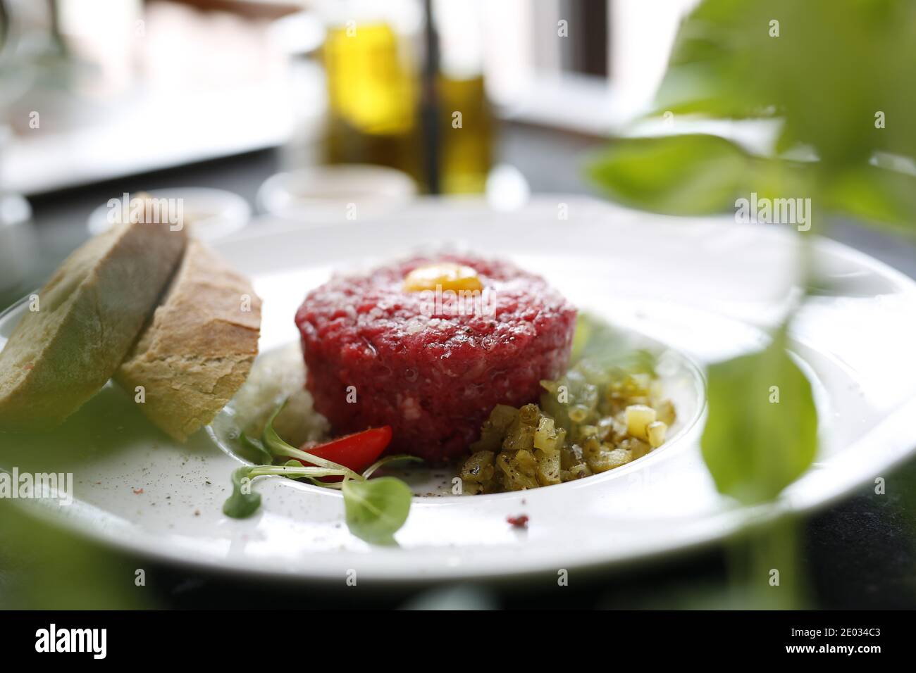 Steak Tartare Dish High Resolution Stock Photography and Images - Alamy