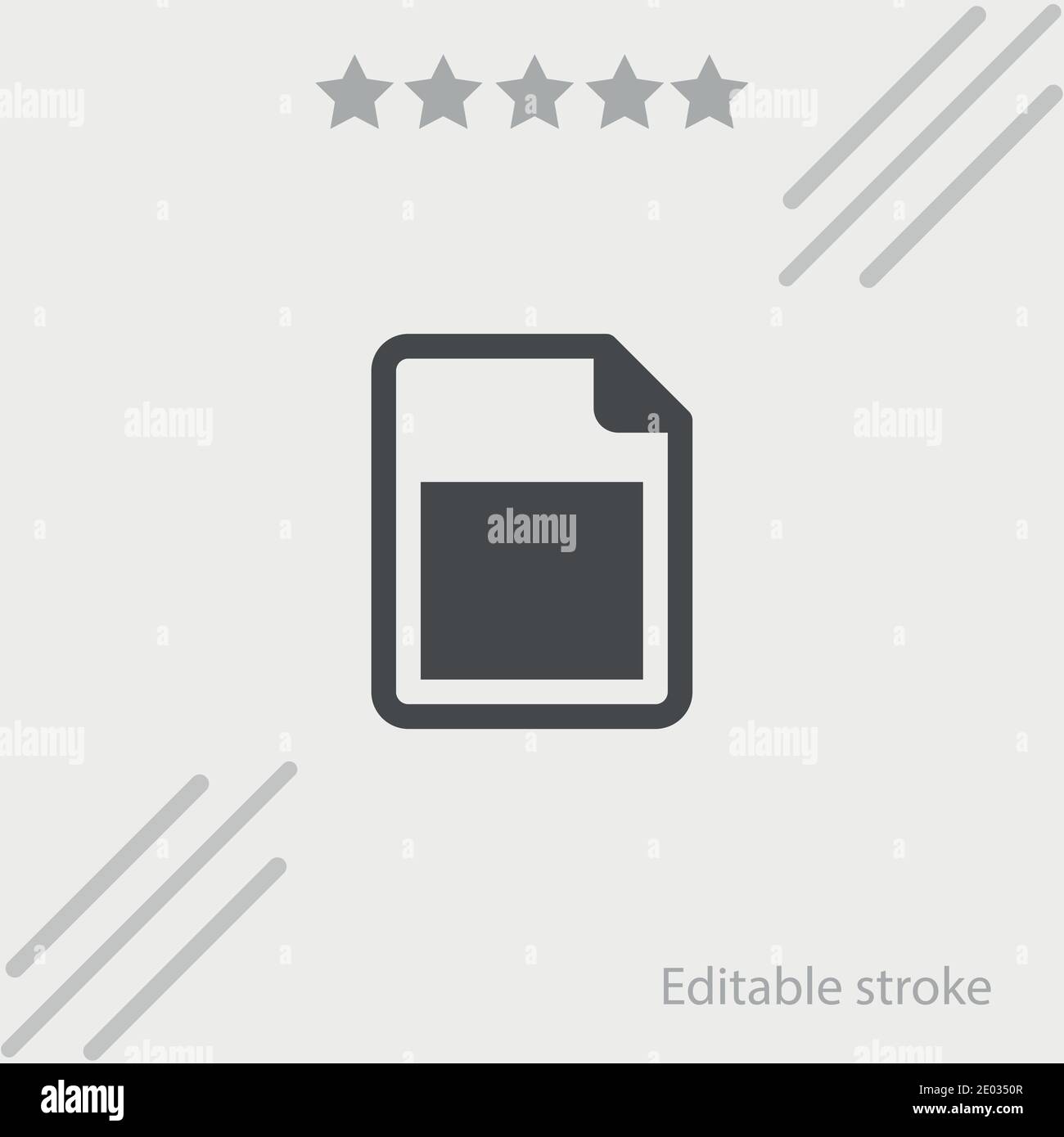 files vector icon modern simple vector illustration Stock Vector Image ...