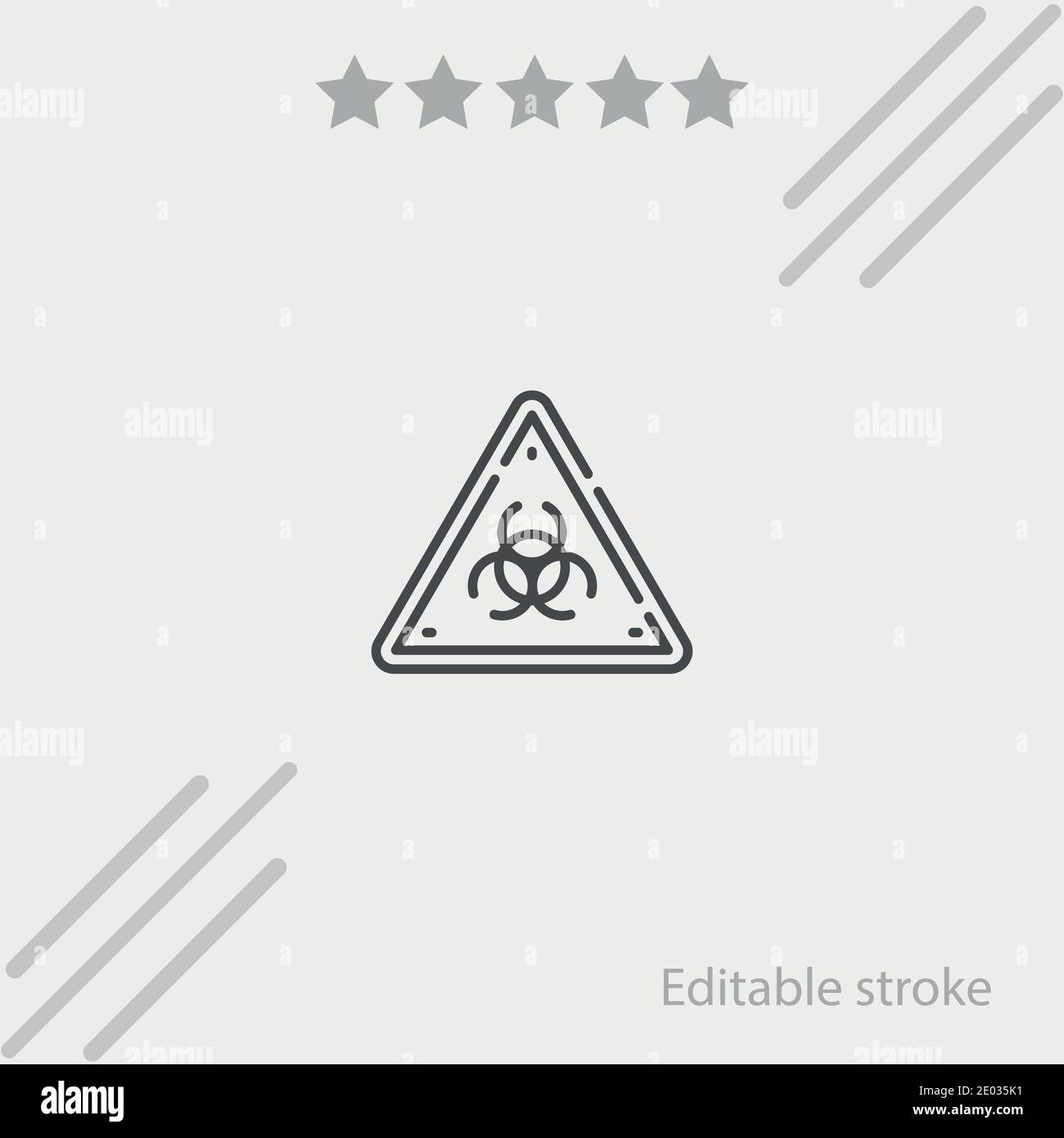 biohazard vector icon modern simple vector illustration Stock Vector ...