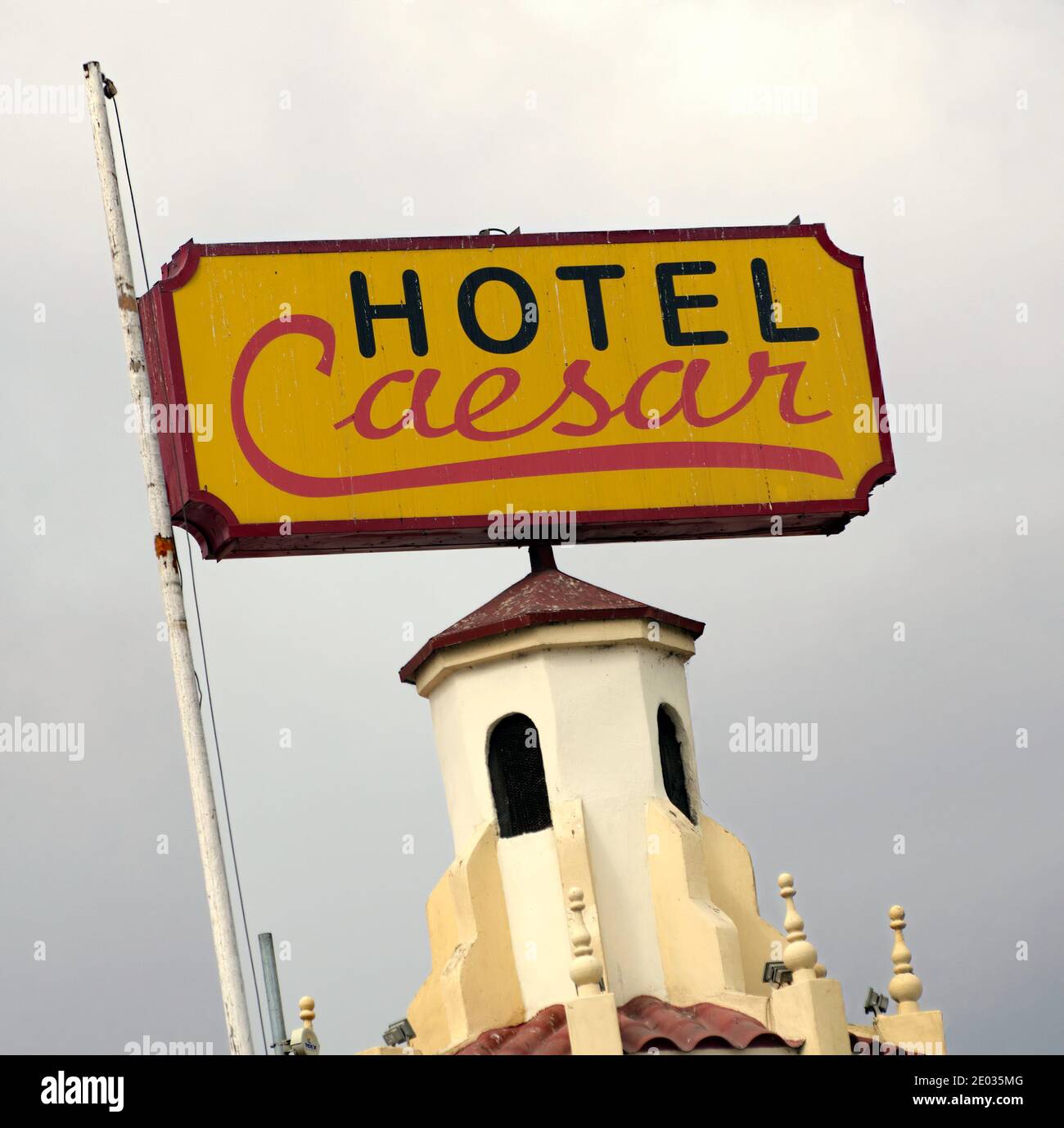 Tijuana, Mexico - October 20, 2017: Signage on Roof for Hotel Caesar ...