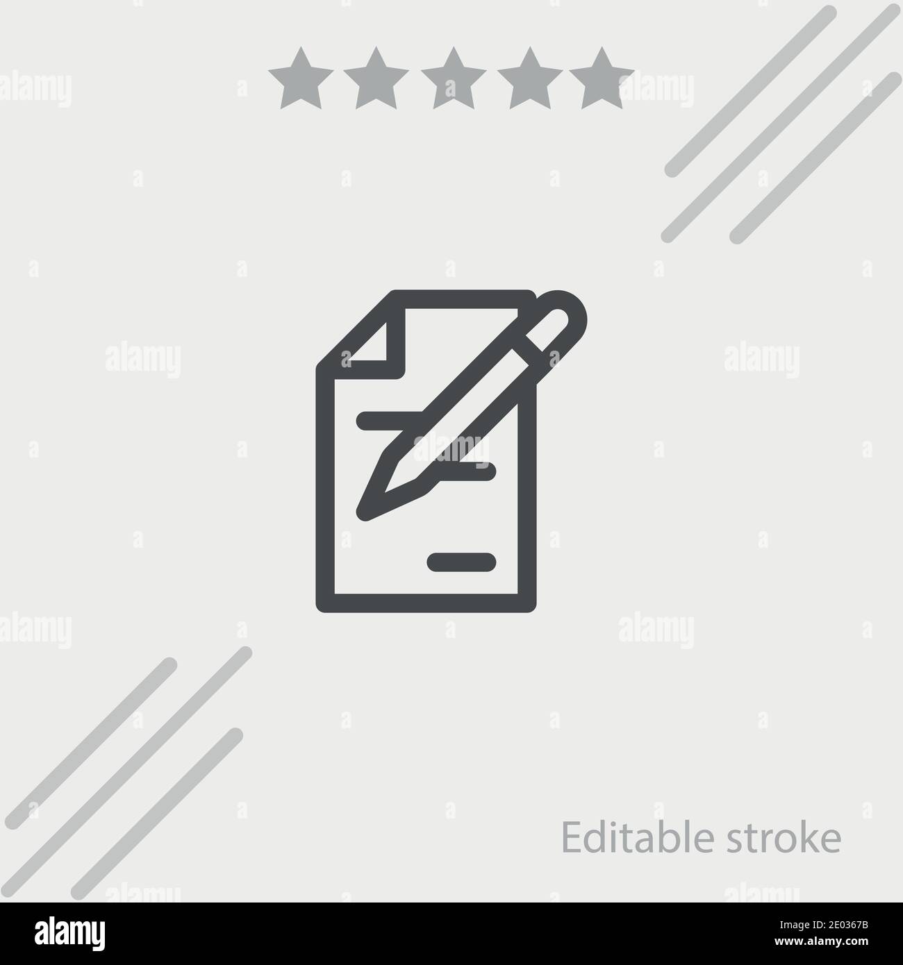 document vector icon modern simple vector illustration Stock Vector ...