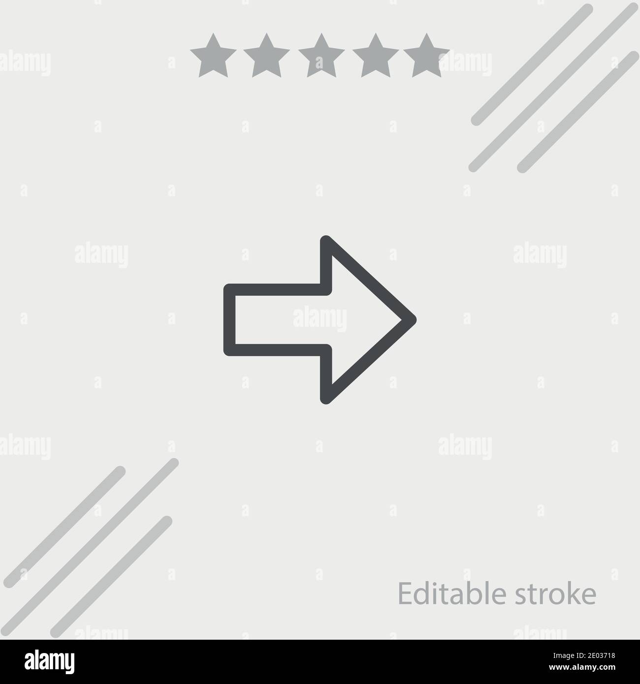 forward vector icon modern simple vector illustration Stock Vector ...