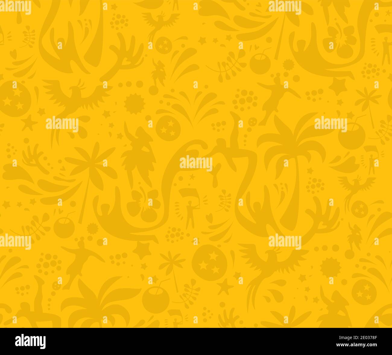 Seamless sports yellow pattern, abstract football vector background ...