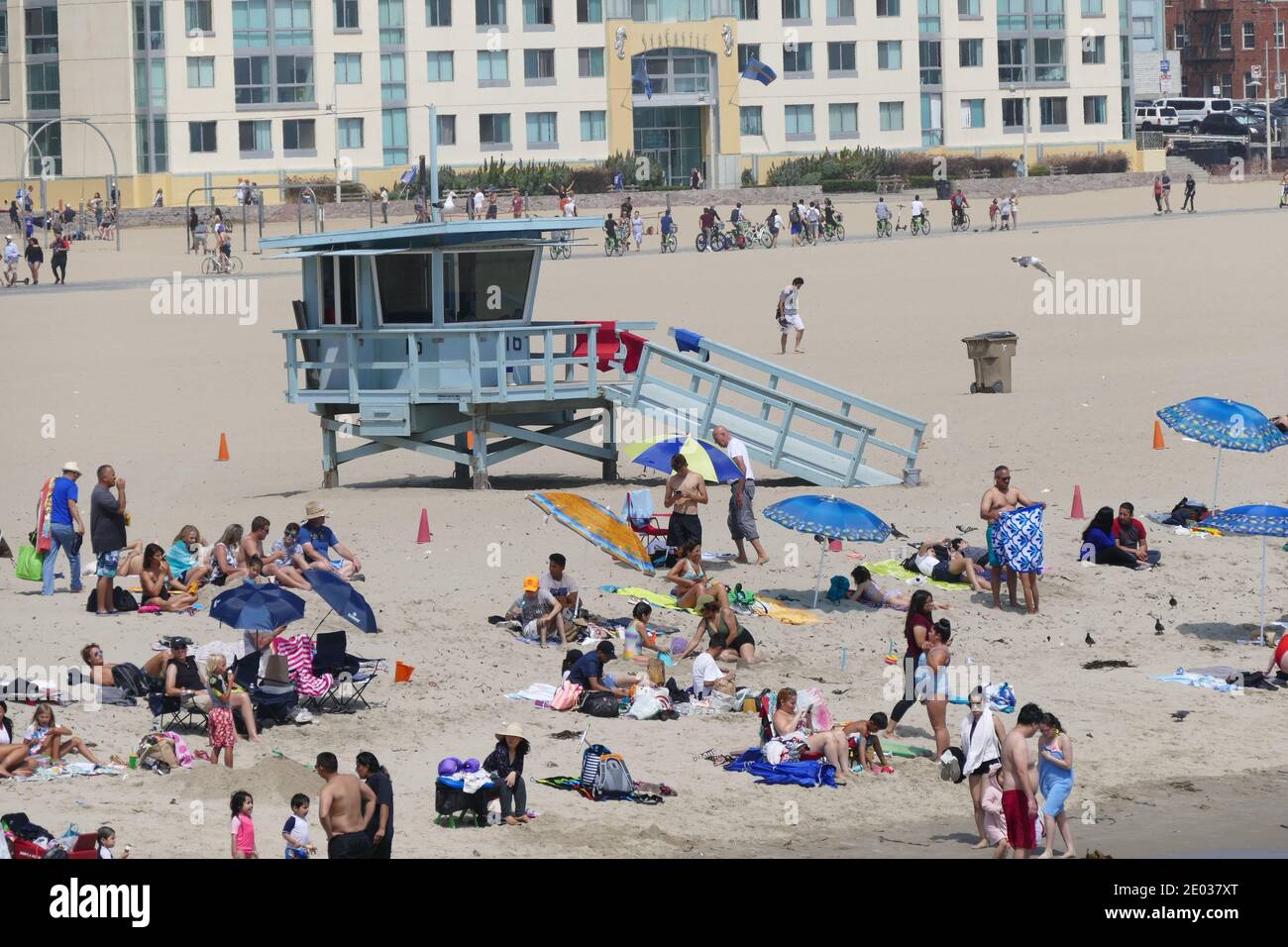 Santa Monica state beach Stock Photo - Alamy