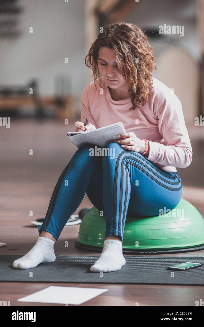 A young girl at a master class or training Stock Photo - Alamy