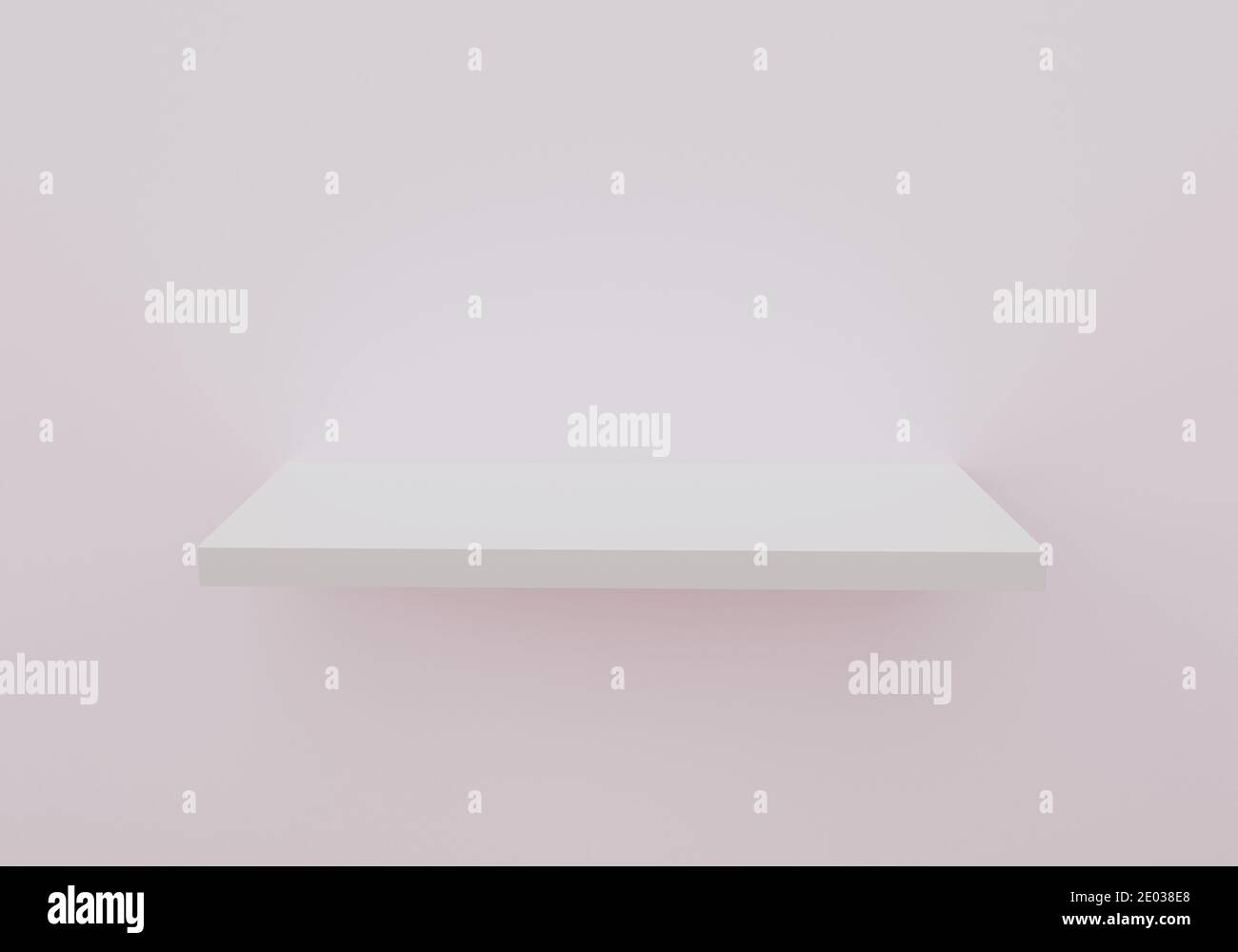 Empty white shelf hi-res stock photography and images - Alamy