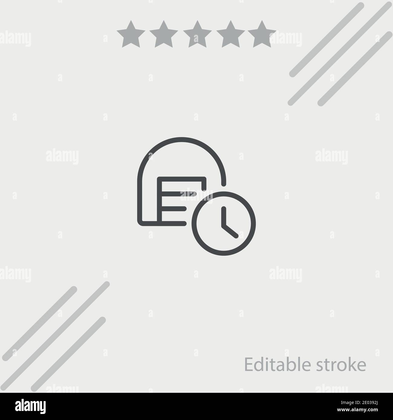 delay vector icon modern simple vector illustration Stock Vector Image ...