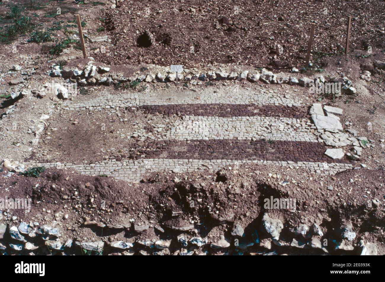 Rockbourne, Hampshire - Roman Villa ruins - archaeological excavation ...