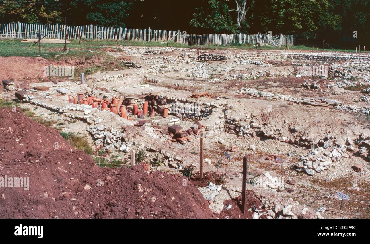 Rockbourne roman villa hi-res stock photography and images - Alamy