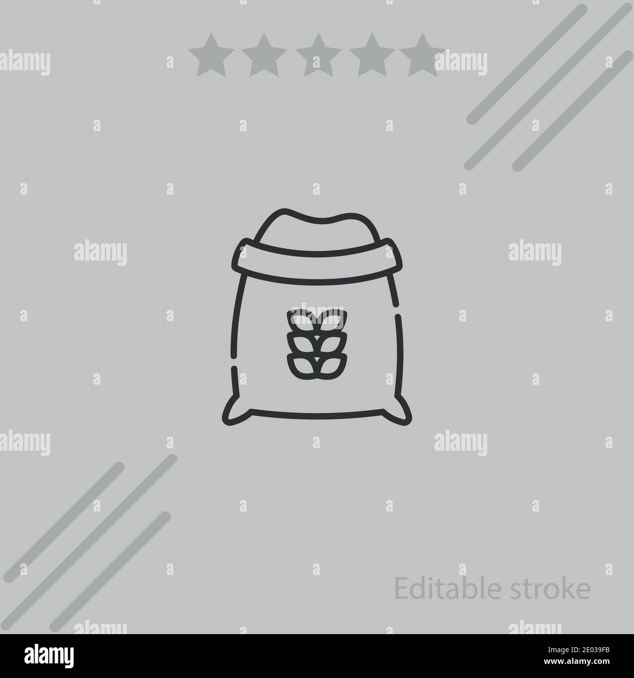 flour vector icon modern simple vector illustration Stock Vector Image ...