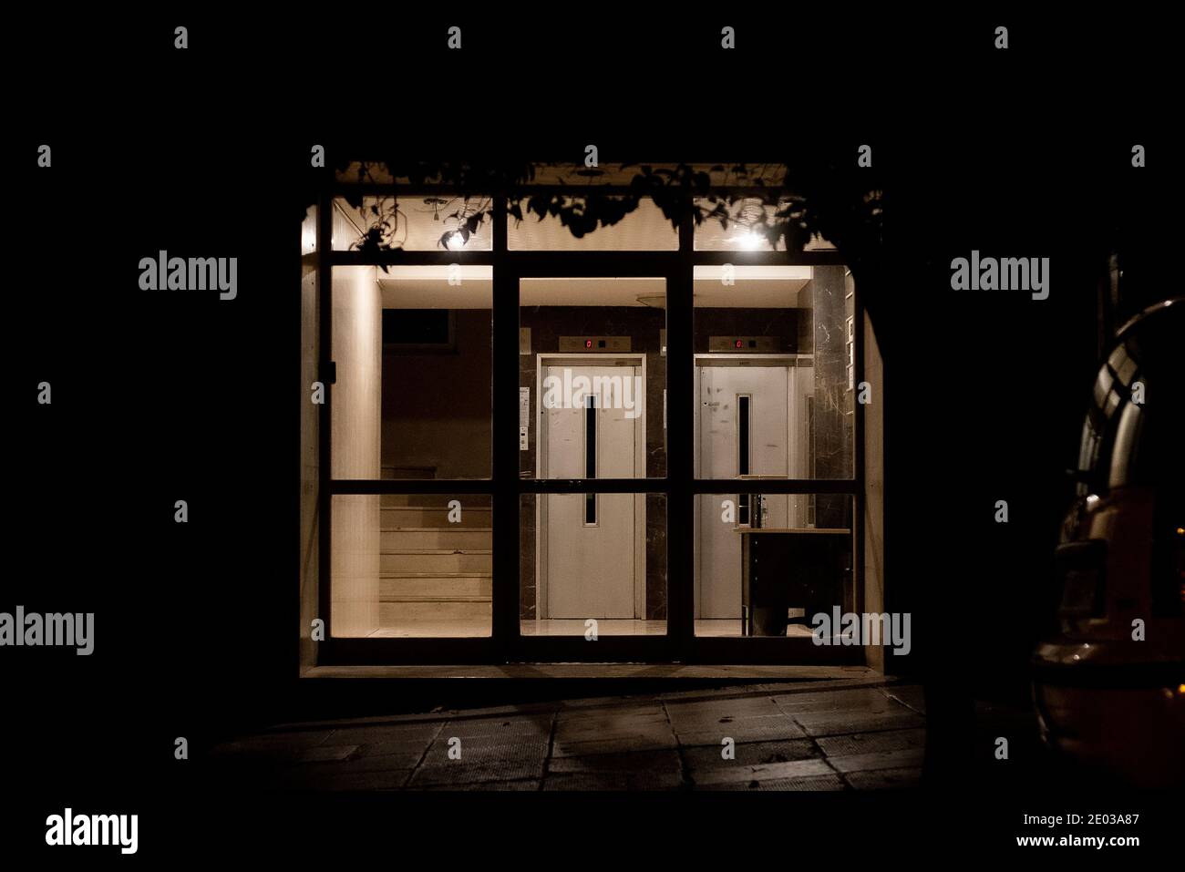 Two elevators hi-res stock photography and images - Alamy