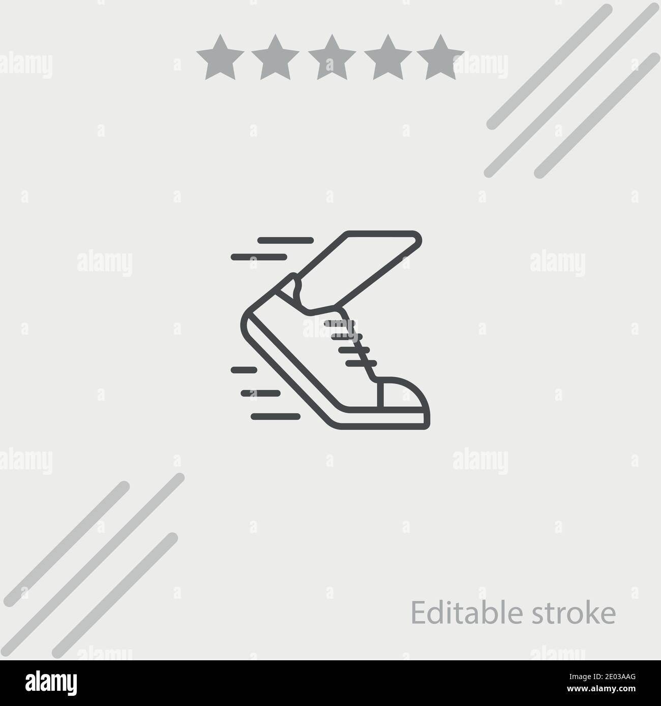 running vector icon modern simple vector illustration Stock Vector ...
