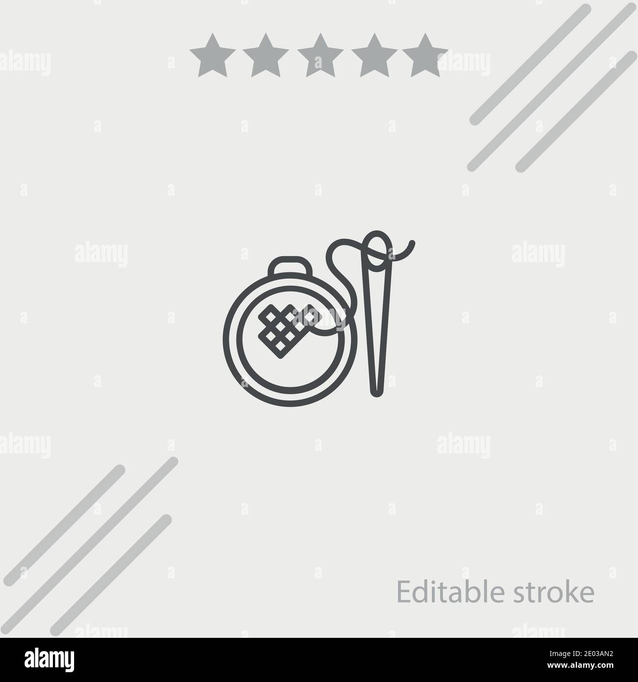 sewing vector icon modern simple vector illustration Stock Vector Image ...