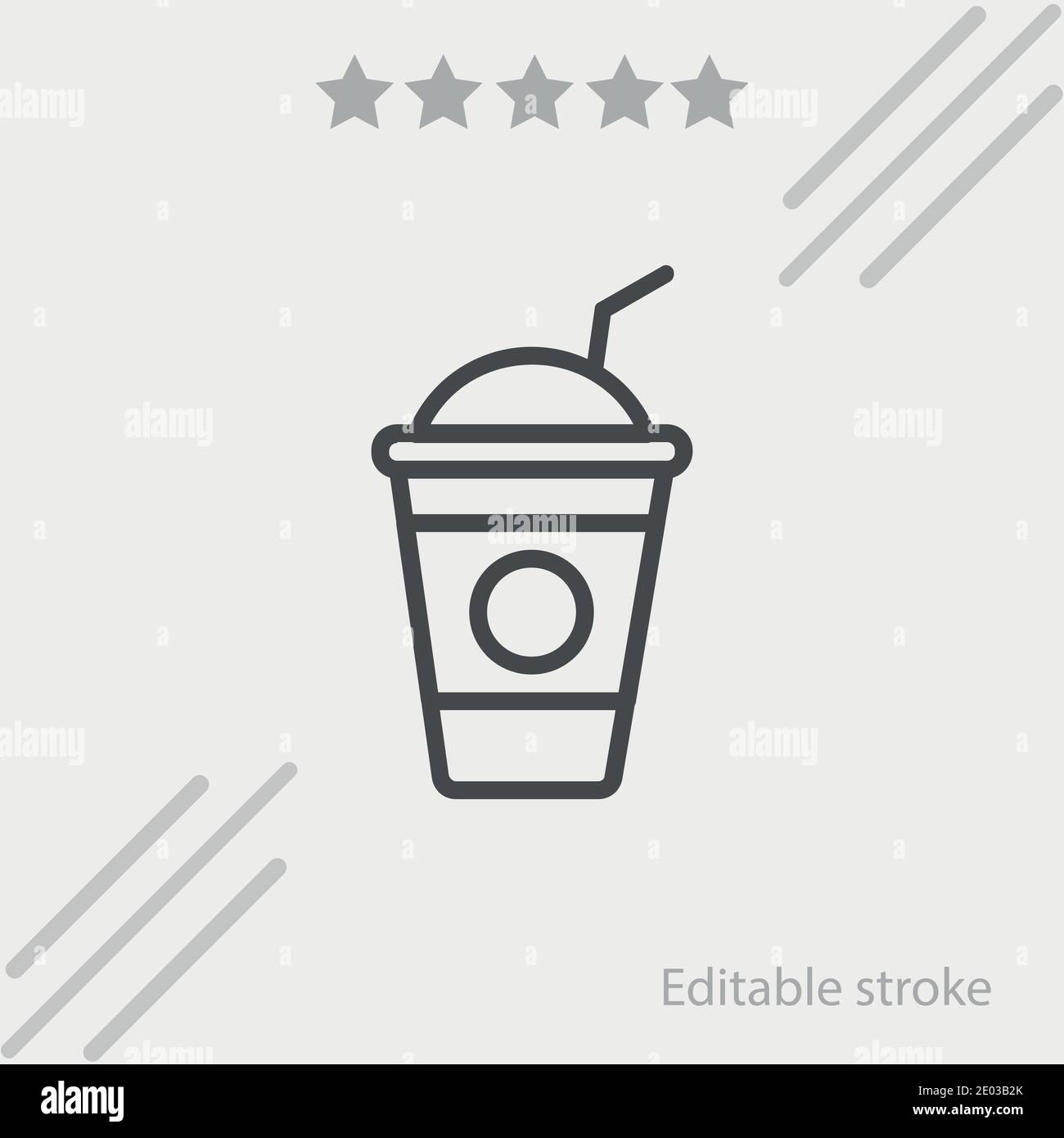 milkshake vector icon modern simple vector illustration Stock Vector ...