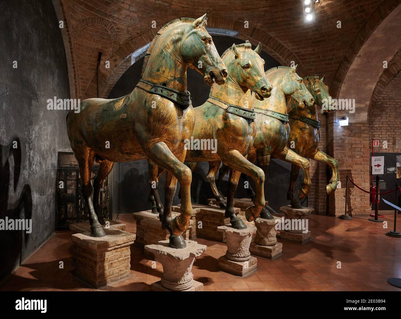Horses of Saint Mark, Cavalli di San Marco, Triumphal Quadriga, The original Horses inside the ...