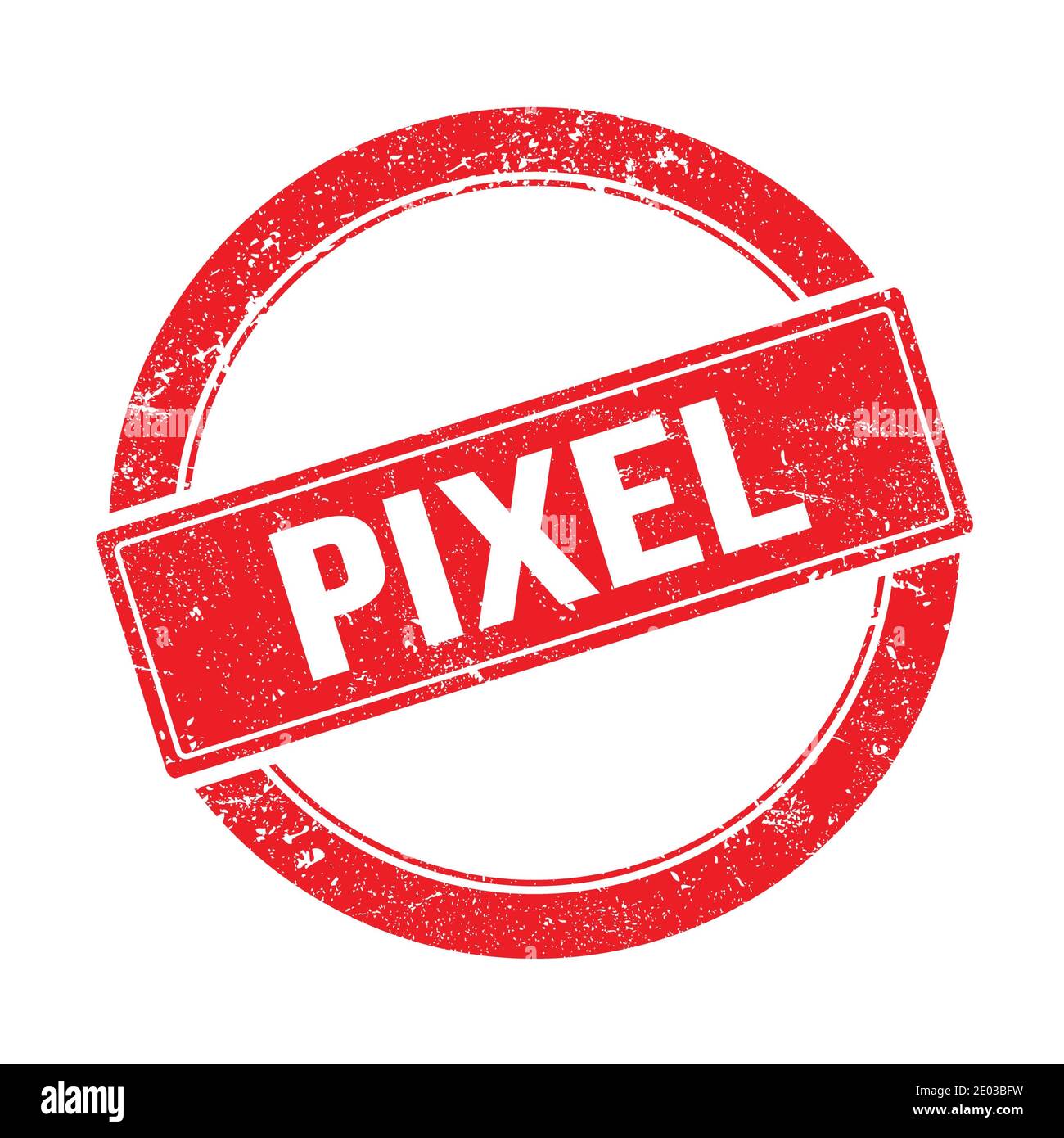 Pixel stamp Cut Out Stock Images & Pictures - Alamy