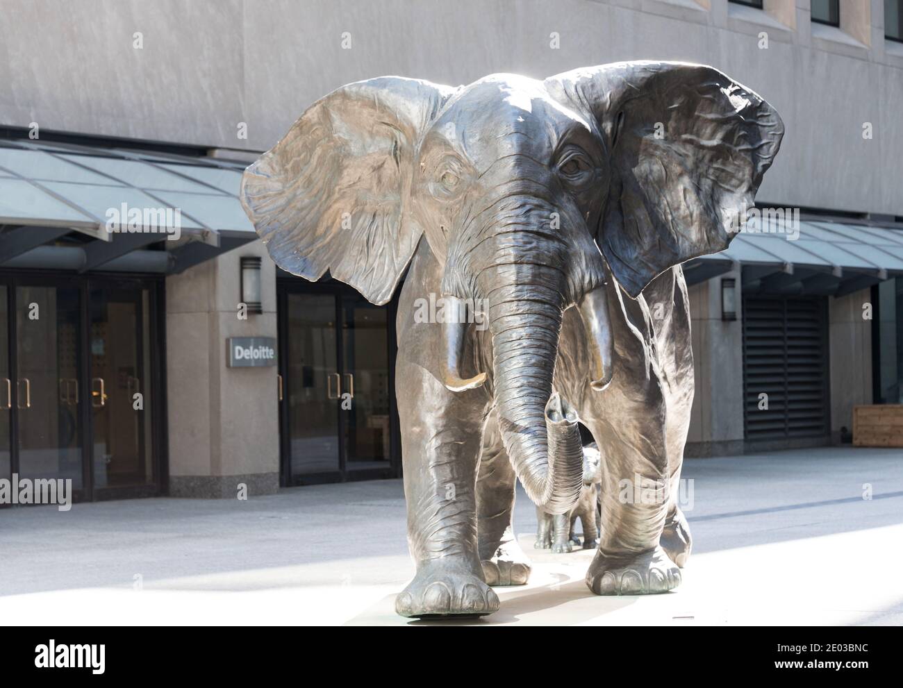 Sculpture Tembo, Mother of Elephants by Derrick S. Hudson, Toronto ...