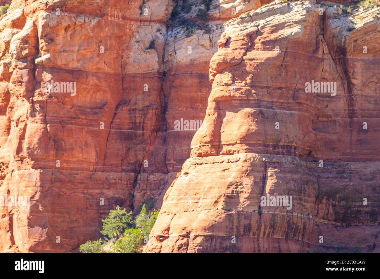 Red rock cliff face backgrounds from Sedona Arizona Stock Photo - Alamy