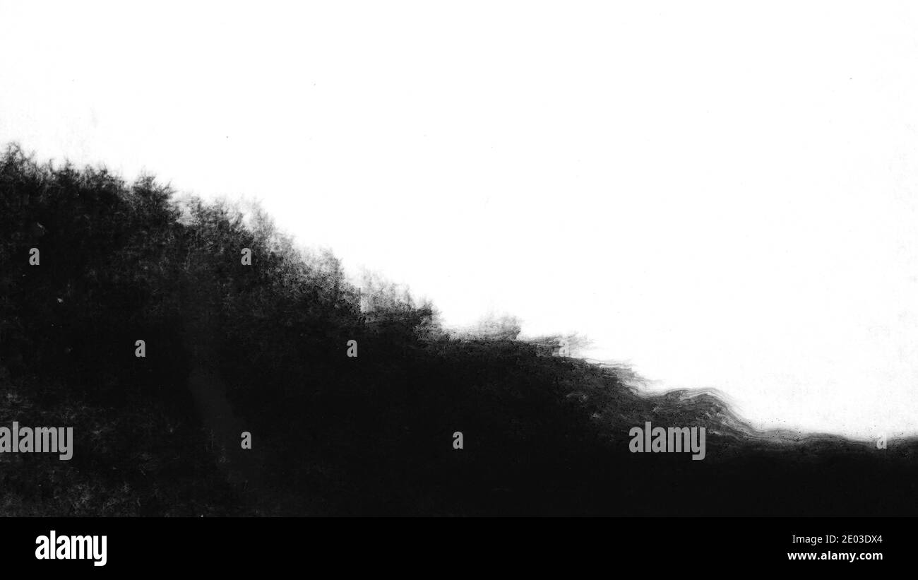 Black ink blot painting hi-res stock photography and images - Alamy