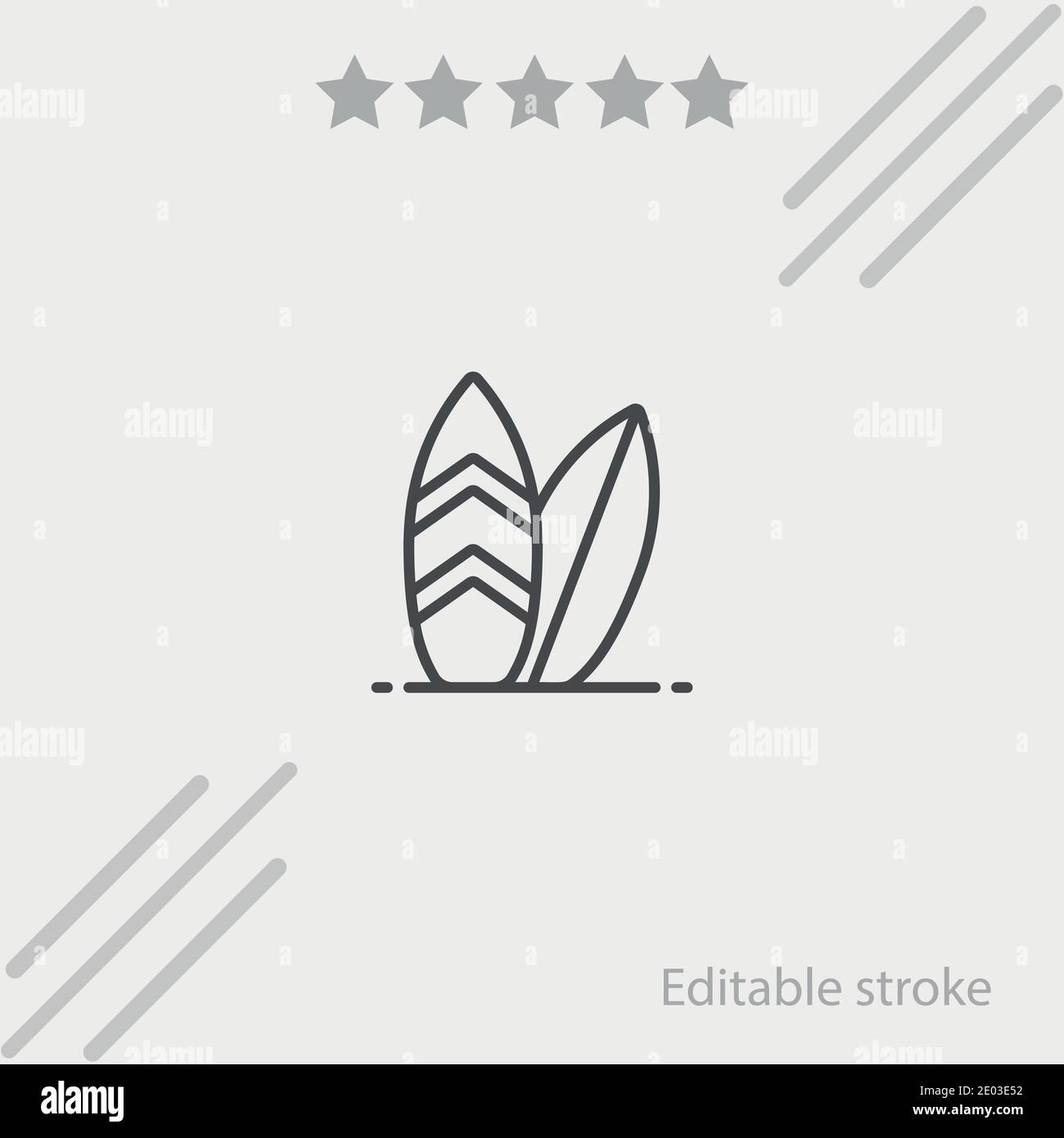 surf vector icon modern simple vector illustration Stock Vector Image ...