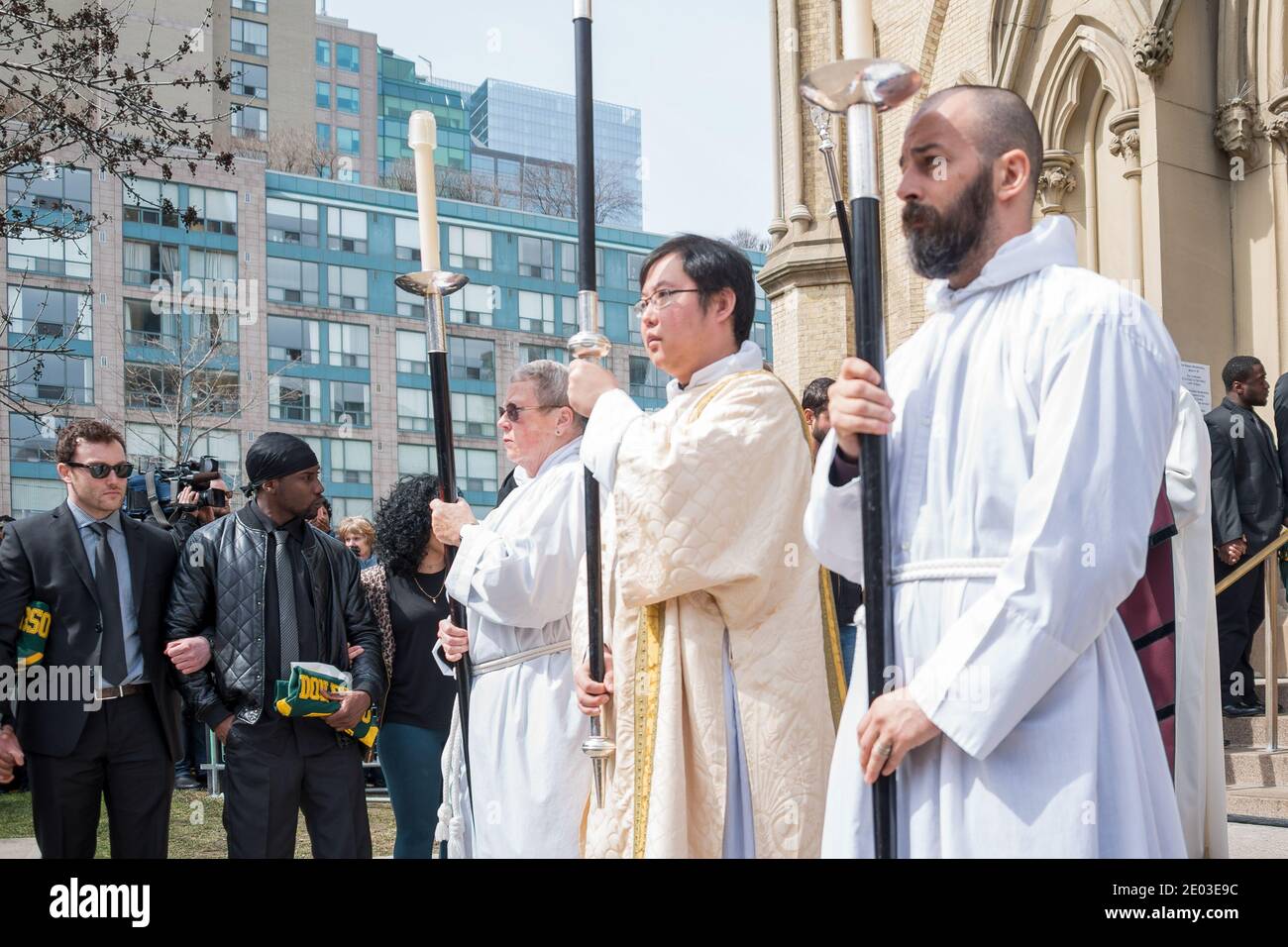Religious staff and members of the Don Bosco Eagles football team ...