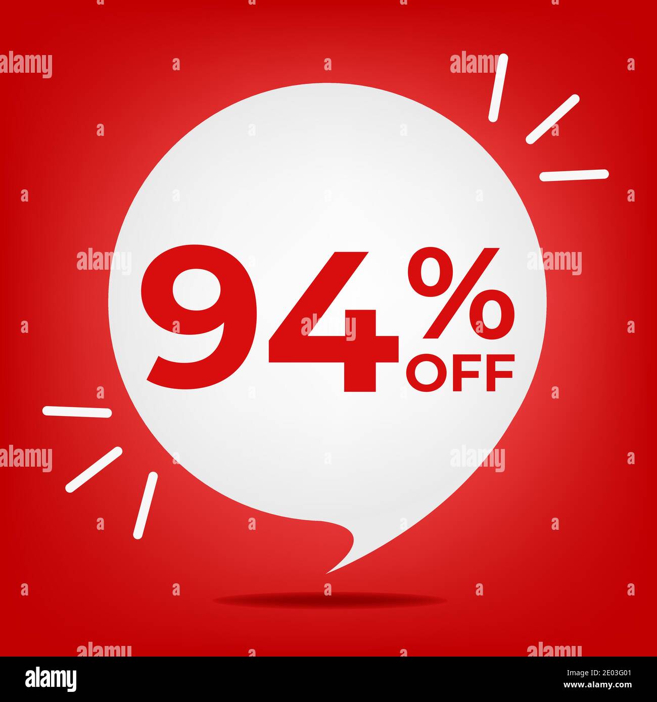 94 percent off. Banner with ninety-four percent discount. White bubble ... 94 percent off. Banner with ninety-four percent discount. White bubble ...