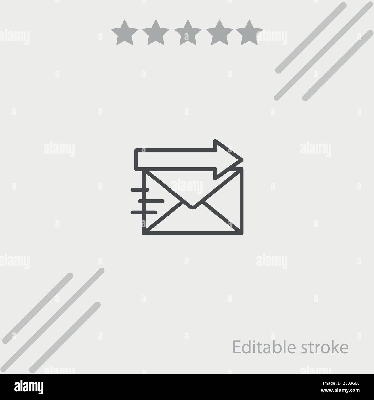 send mail vector icon modern simple vector illustration Stock Vector Image & Art - Alamy