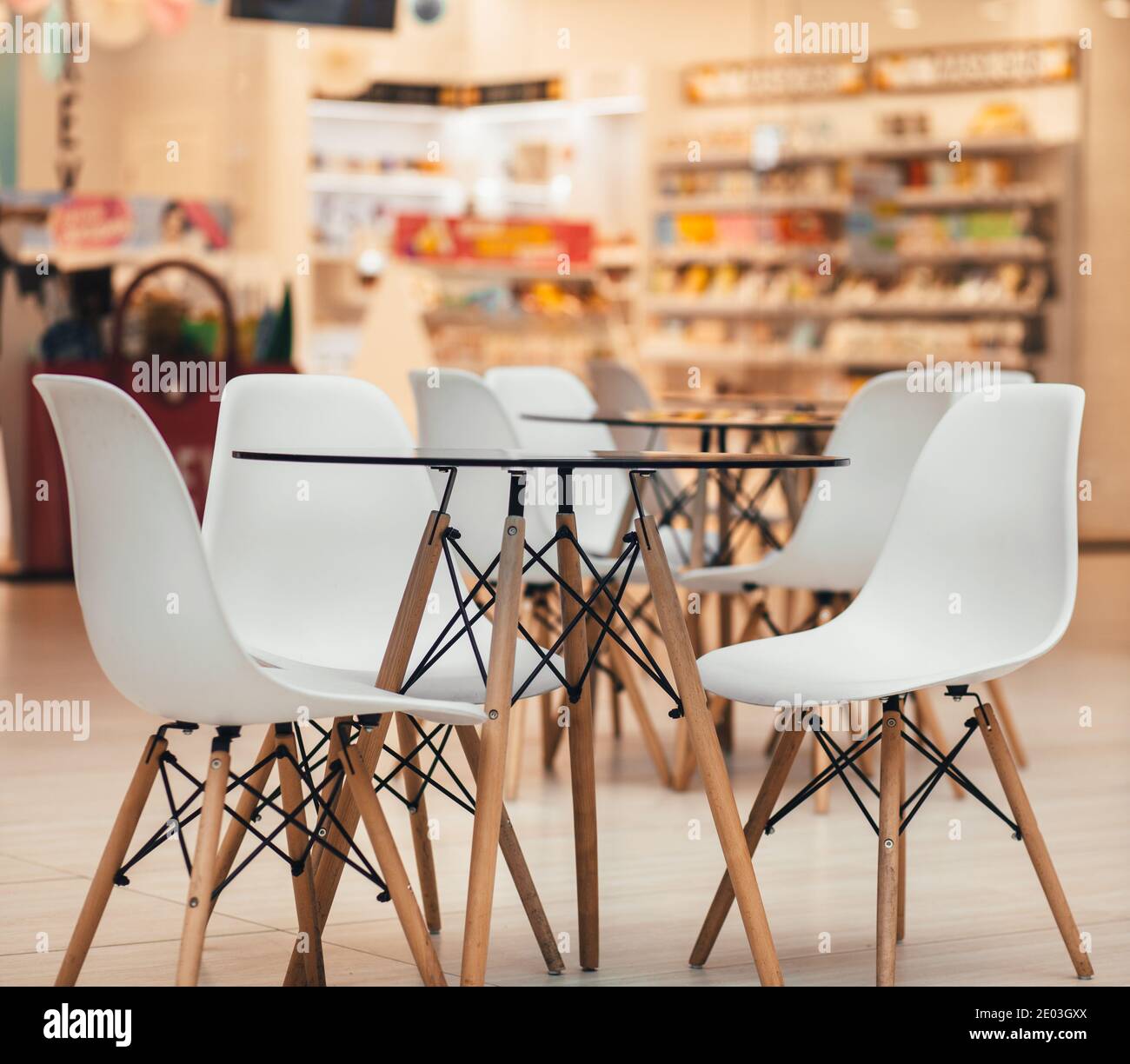 Empty food court cafeteria inside hi-res stock photography and images ...