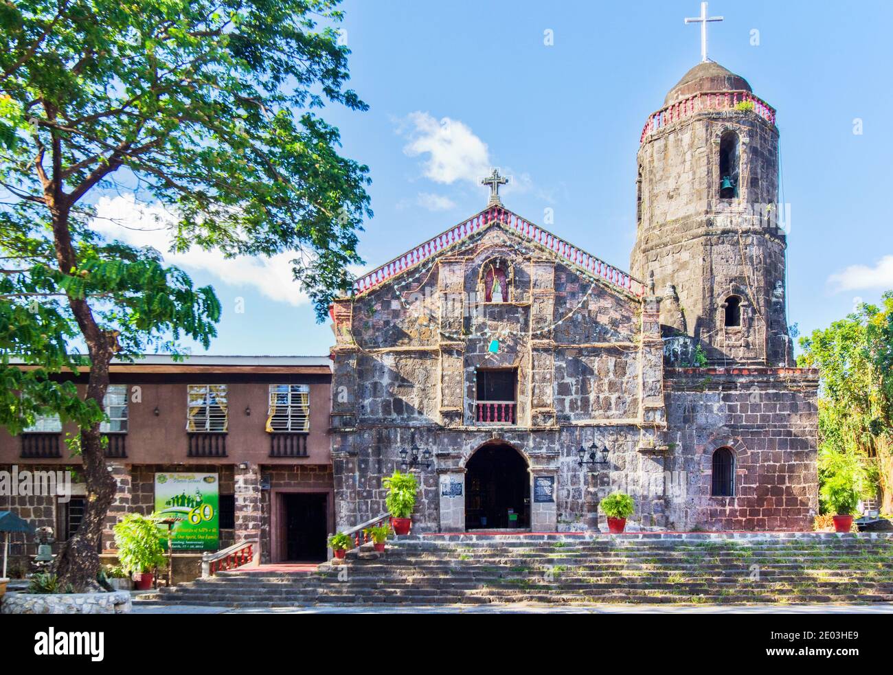 The facade of Baras Church in Rizal, Philippines Stock Photo - Alamy