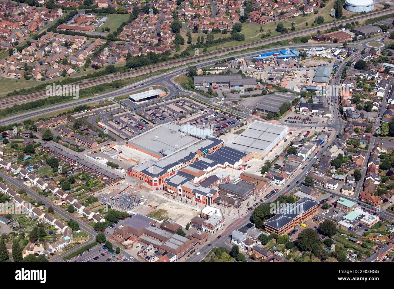 aerial view of Didcot, Oxfordshire Stock Photo - Alamy
