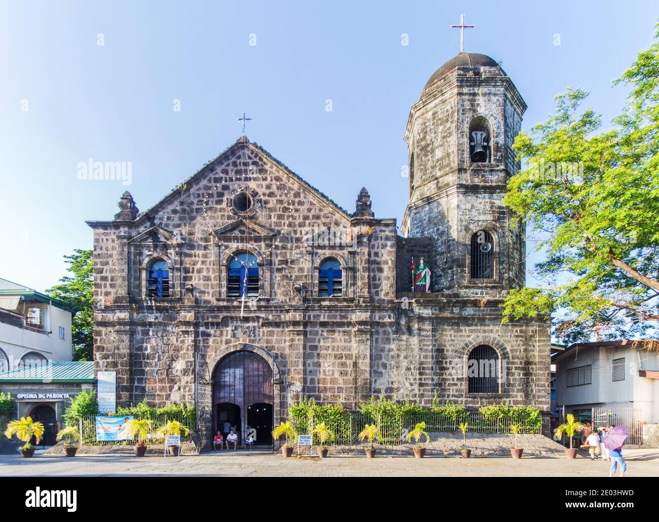 The facade of Binangonan Church in Rizal, Philippines Stock Photo - Alamy