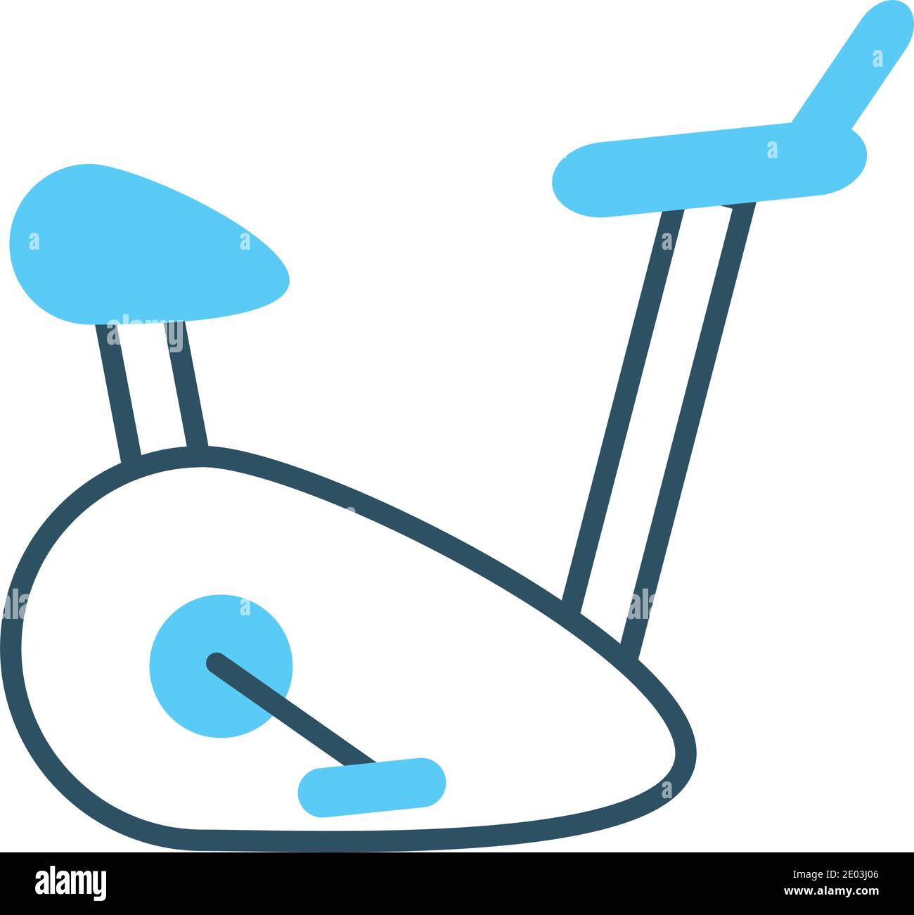 bike machine icon over white background, line style, vector ...