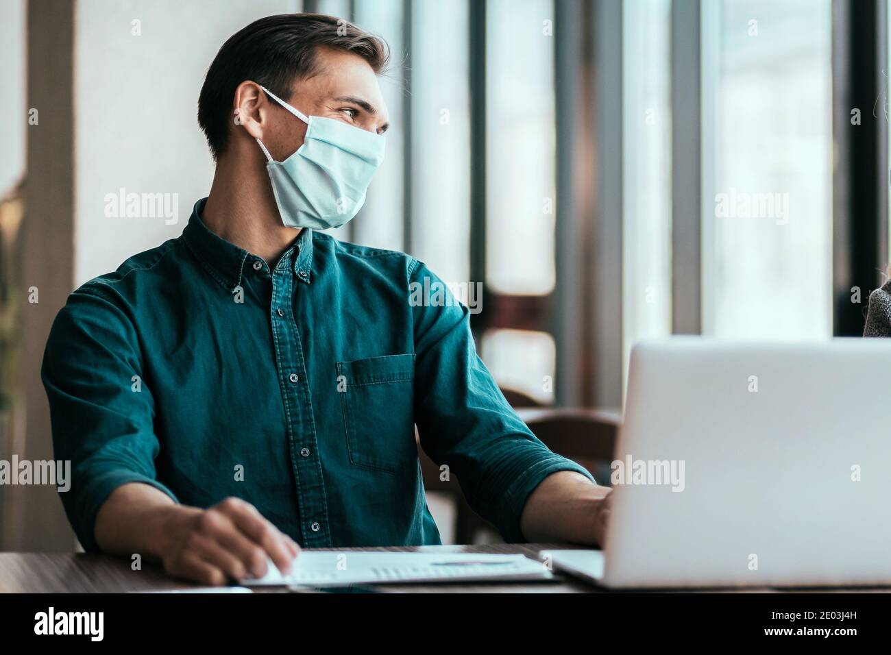 close up. business colleagues talk sitting at the office table Stock ...