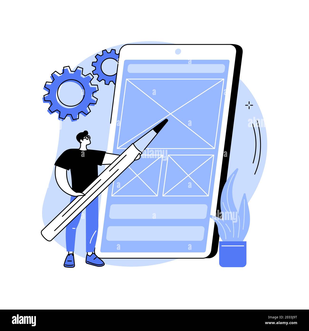 Prototyping abstract concept vector illustration Stock Vector Image ...