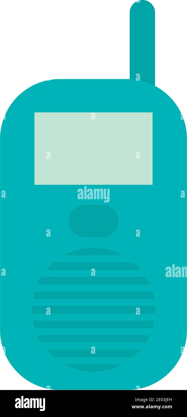 cellphone toy icon over white background, flat style, vector ...