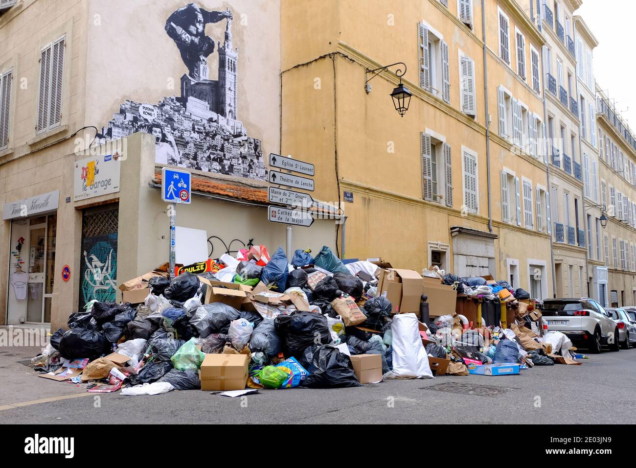 Trash area hi-res stock photography and images - Alamy