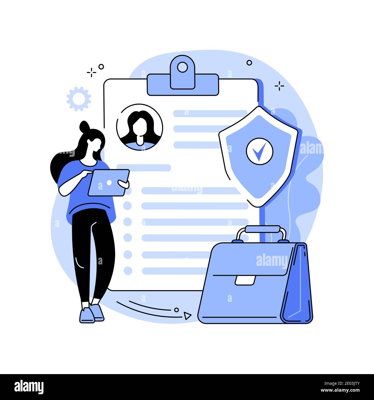 Unemployment insurance abstract concept vector illustration Stock ...