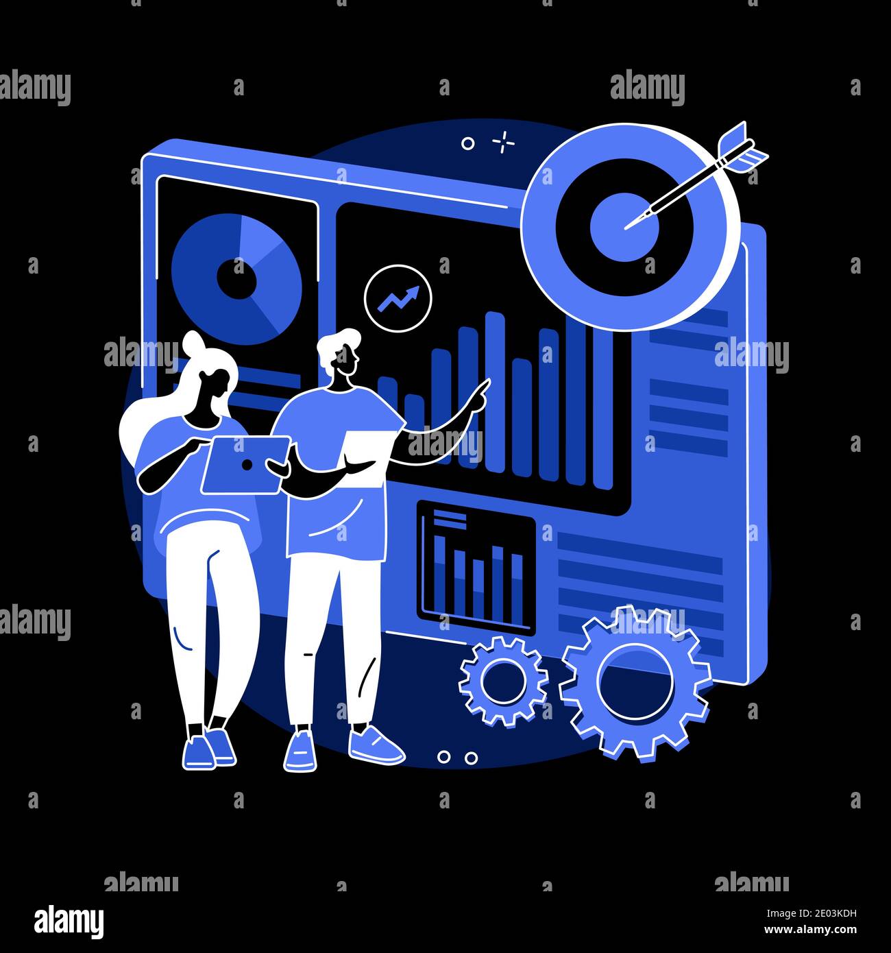 Performance management abstract concept vector illustration Stock ...