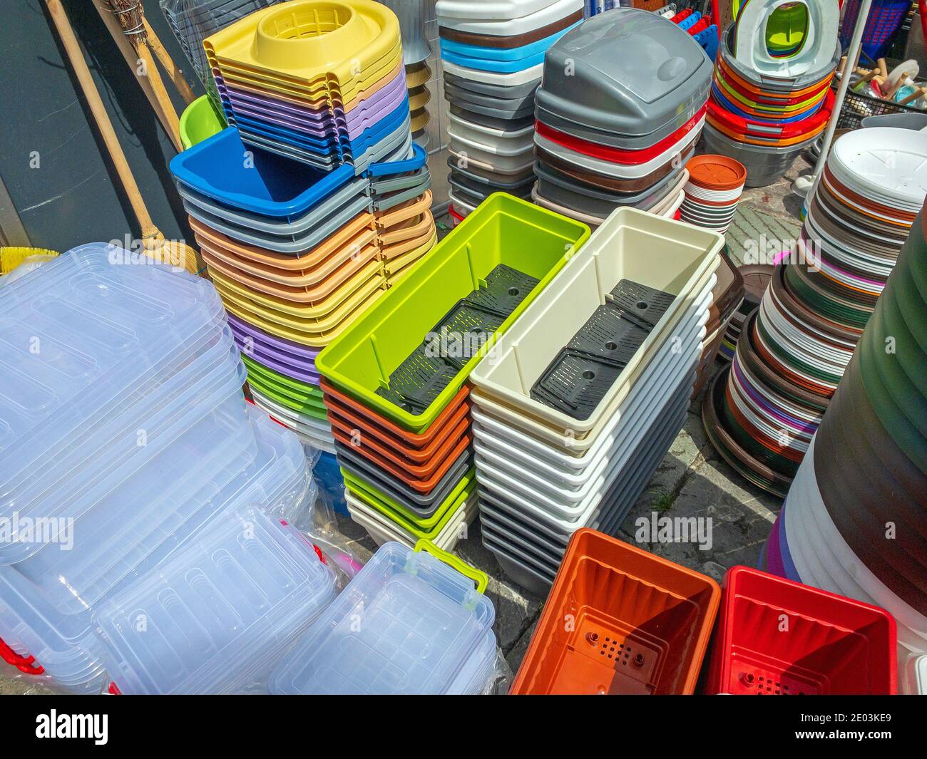 Trash buckets hi-res stock photography and images - Alamy